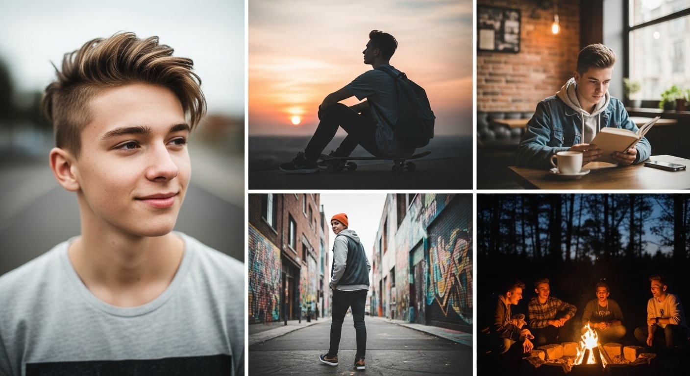 20 Teen Boy Gemini AI Prompts (Ages 12-16) for Aesthetic Photos ...